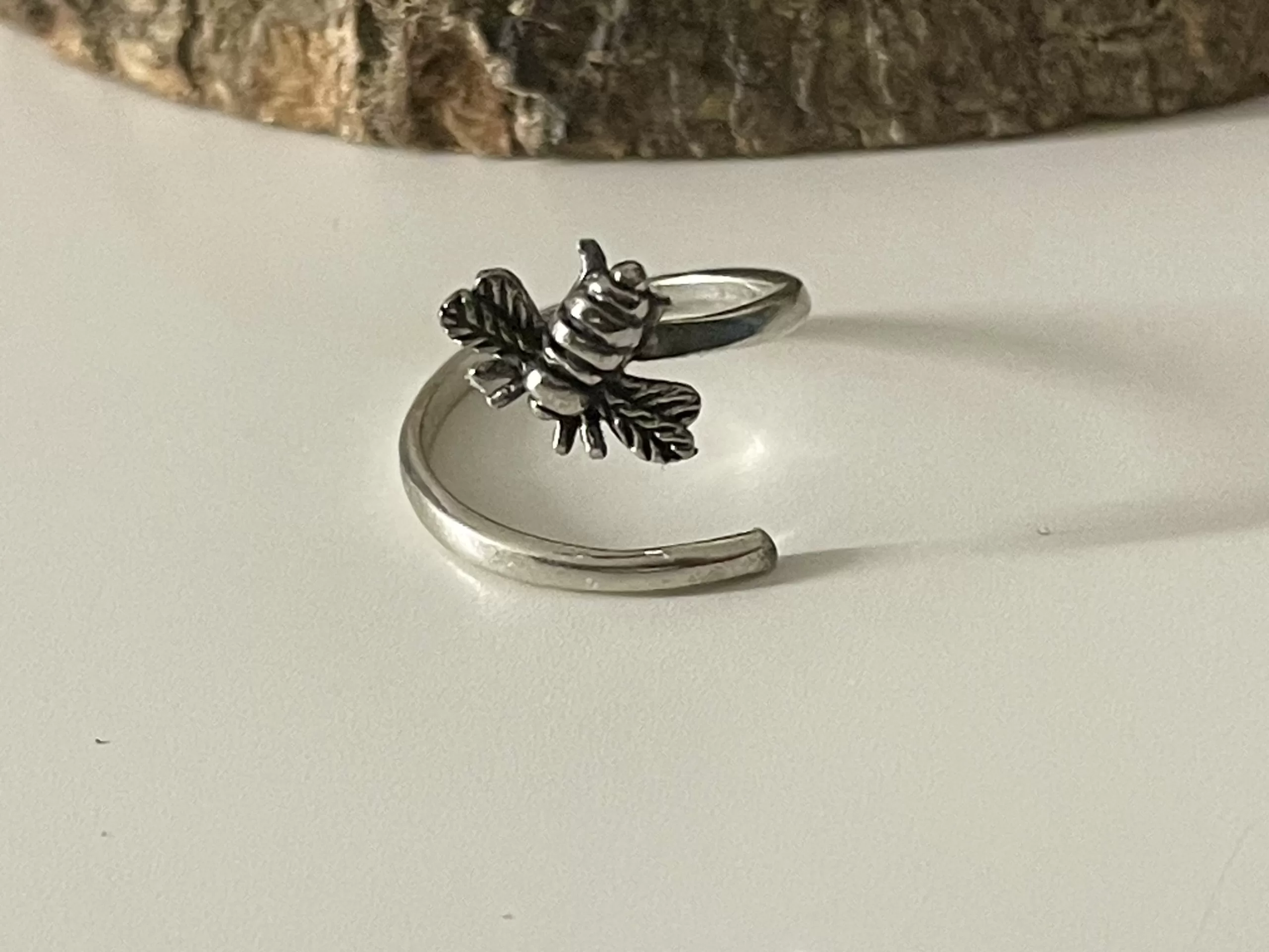 Bumble Bee toe ring • 925 Sterling Silver Toe Ring • Adjustable Toe Ring • Pinky Ring • MavenFair