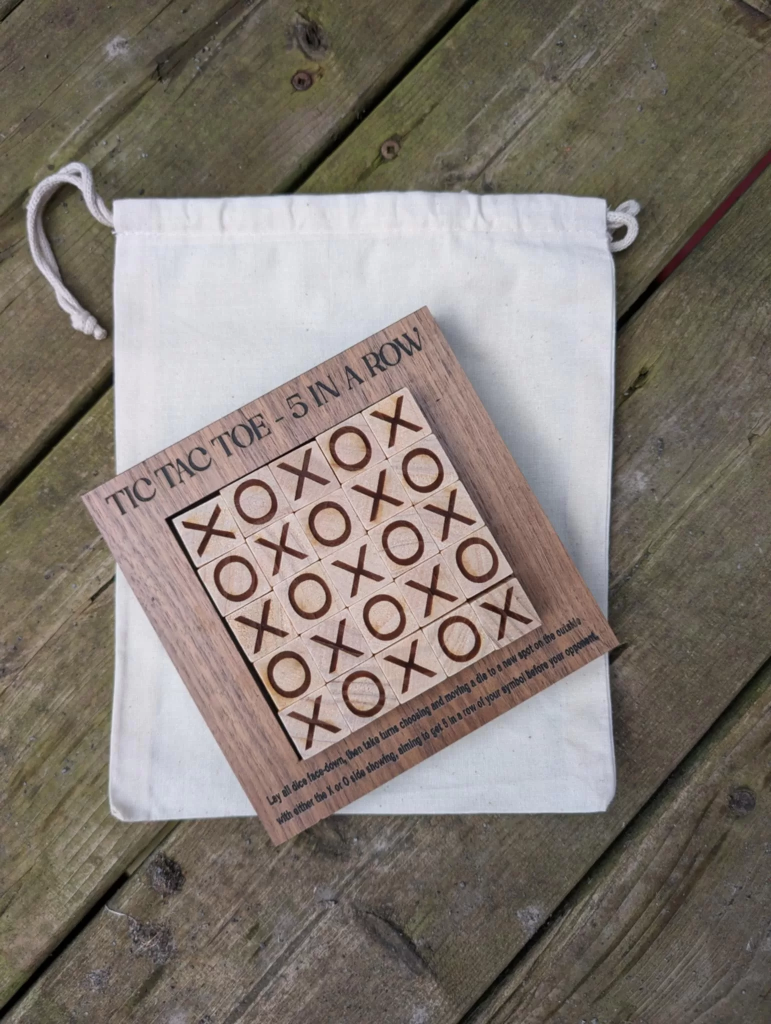 Tic Tac Toe, 5 In a Row, Strategy, Family Game Night, Travel games ...