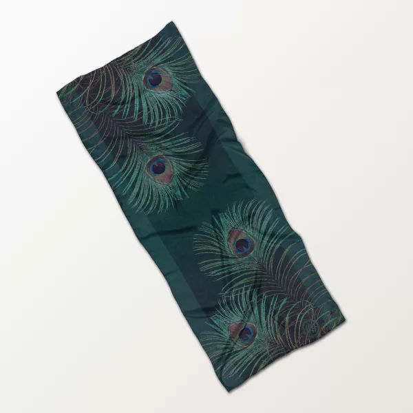 Peacock Feather ECO SCARF • MavenFair